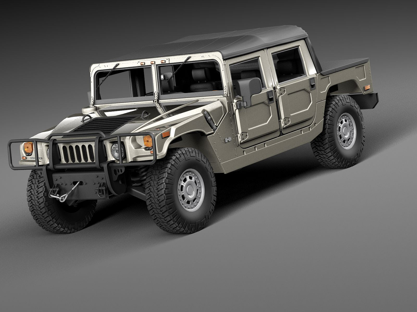 3ds Hummer H1 1992 Pickup