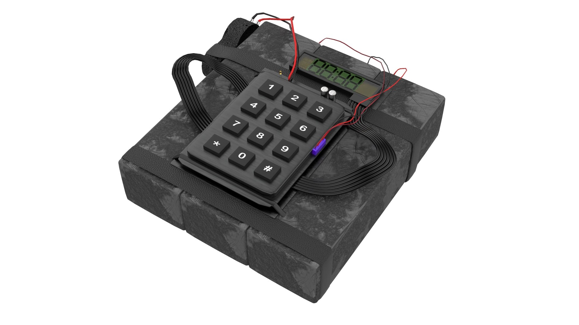 Time Bomb 3D Model - TurboSquid 1786291