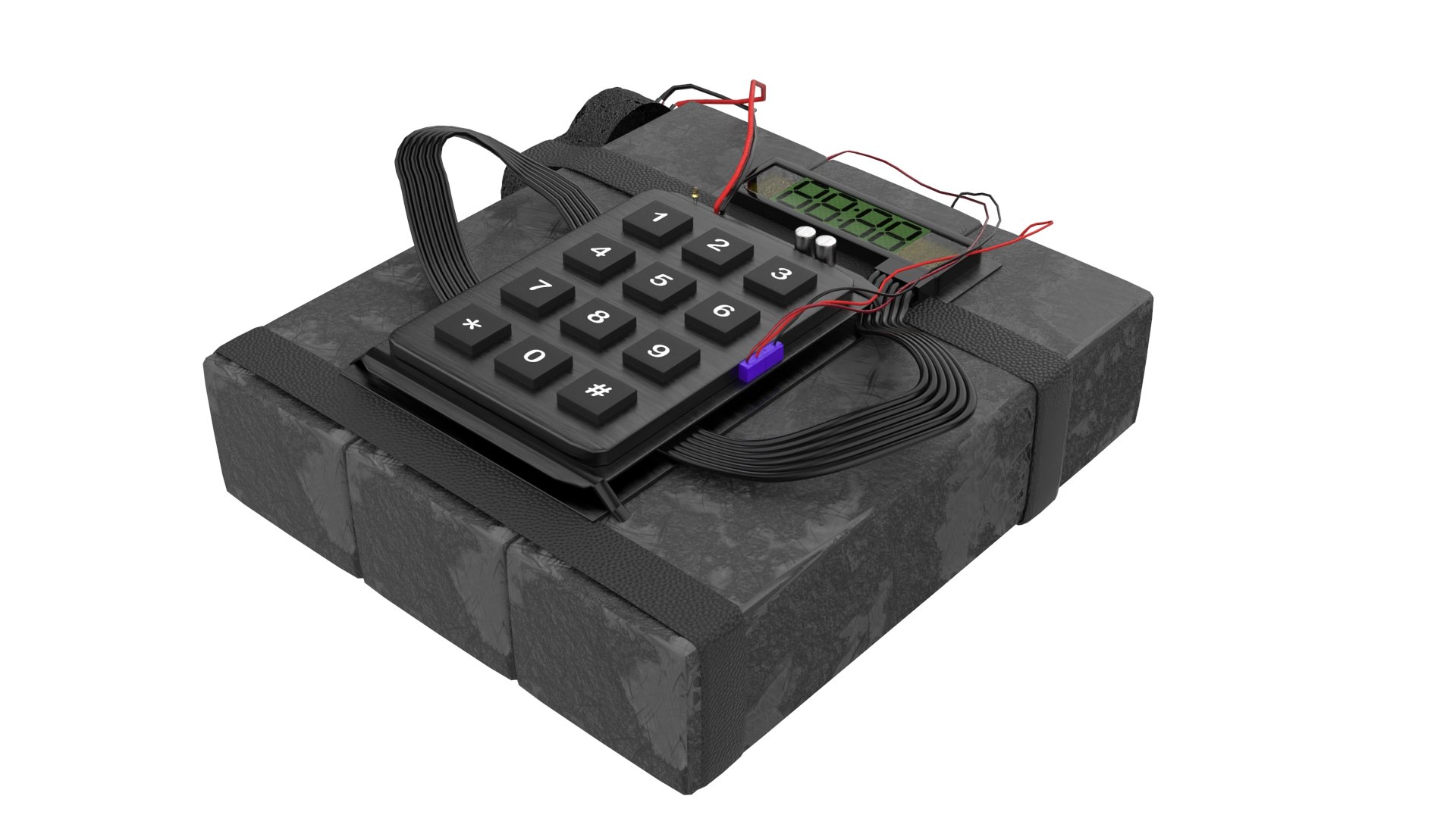 Time Bomb 3D Model - TurboSquid 1786291