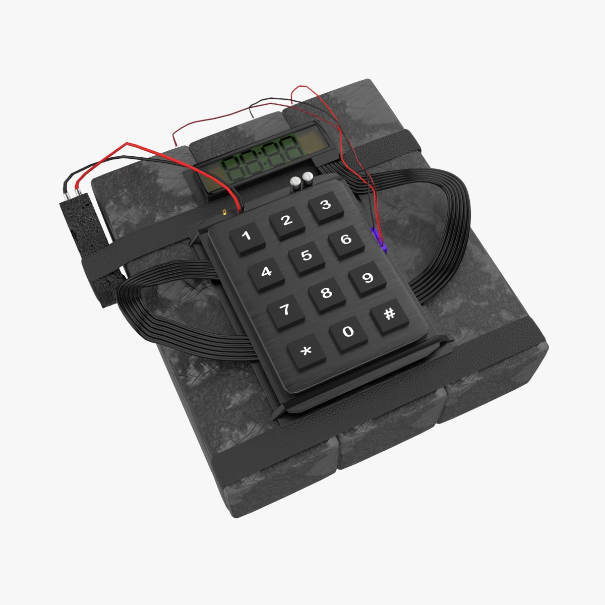 Time bomb 3D model - TurboSquid 1786291