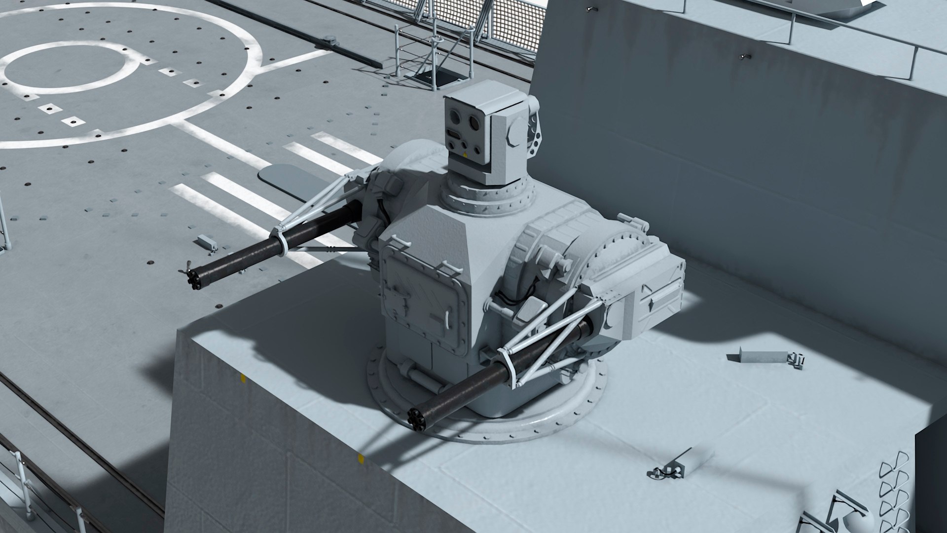 3D Advanced Naval Frigate Project 22350 Rigged Model - TurboSquid 2382851