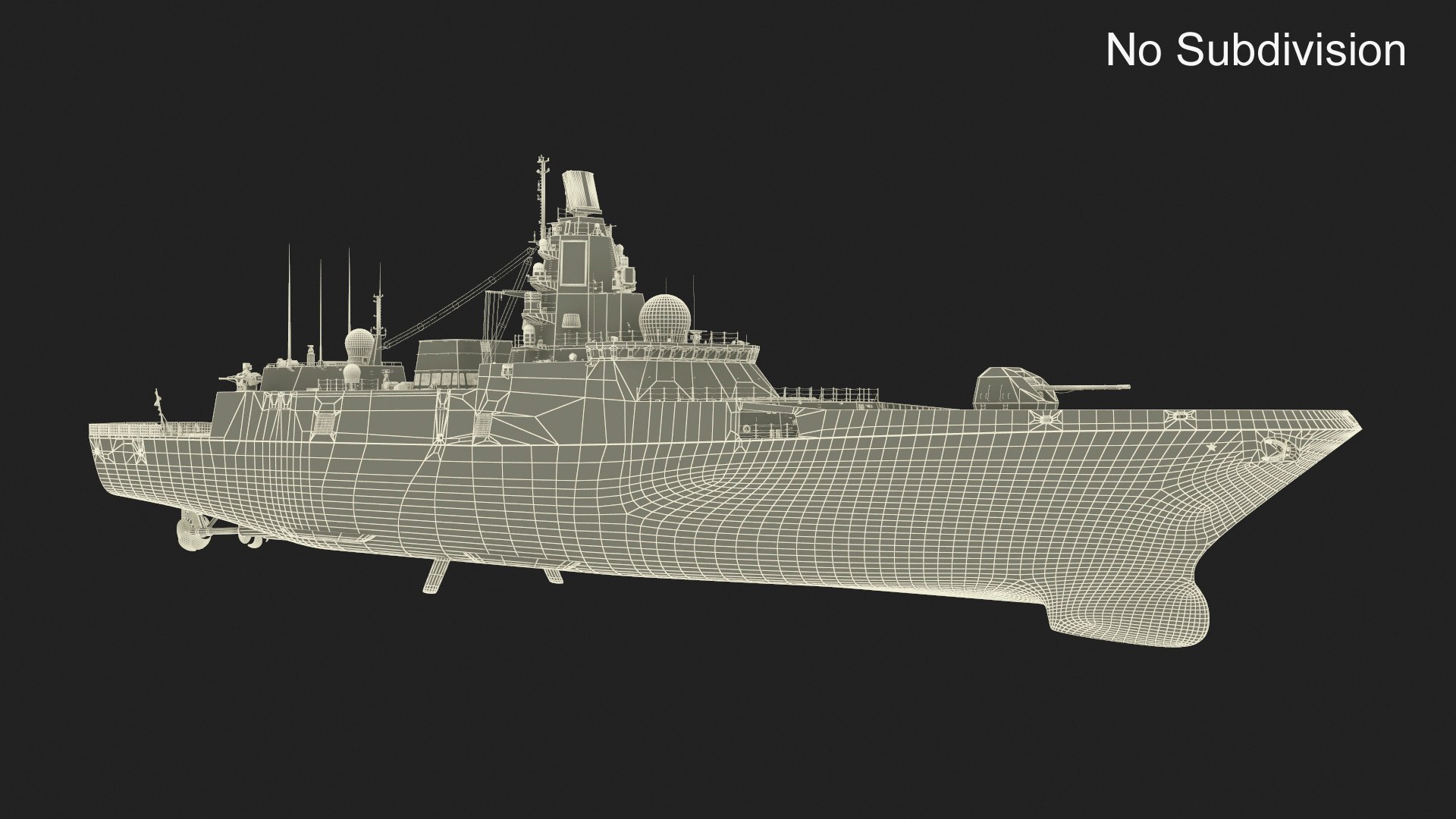 3D Advanced Naval Frigate Project 22350 Rigged Model - TurboSquid 2382851