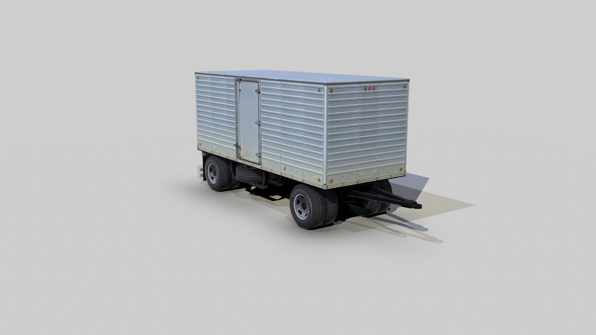 International 1754 Box Truck Trailer Model - TurboSquid 1723088