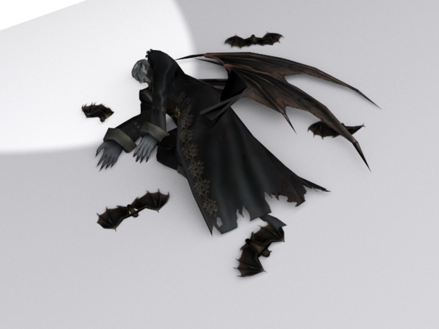 Animations Vampire Bat Lord 3d Max