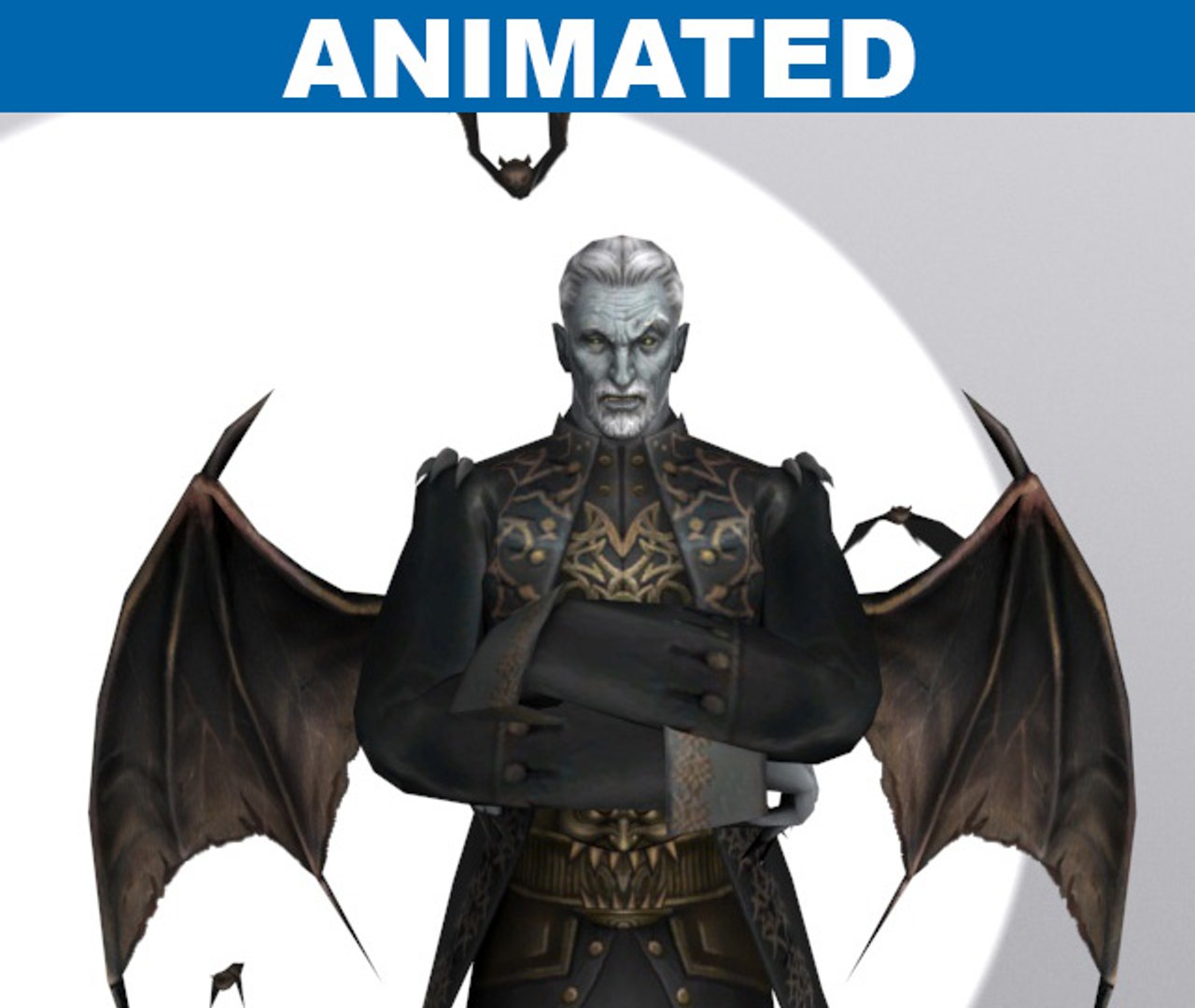 Animations Vampire Bat Lord 3d Max