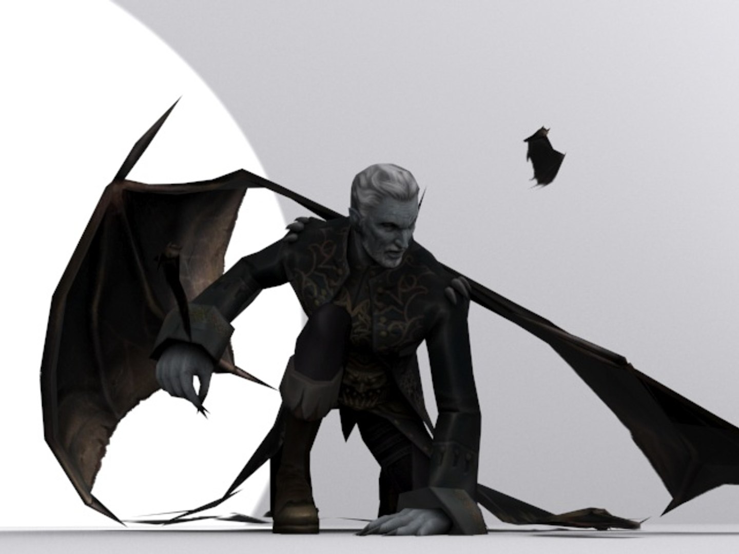Animations Vampire Bat Lord 3d Max