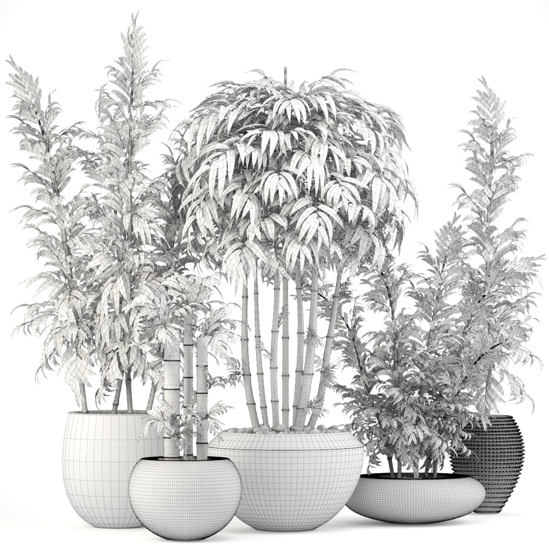 3D Bamboo Trees Model - TurboSquid 1228393