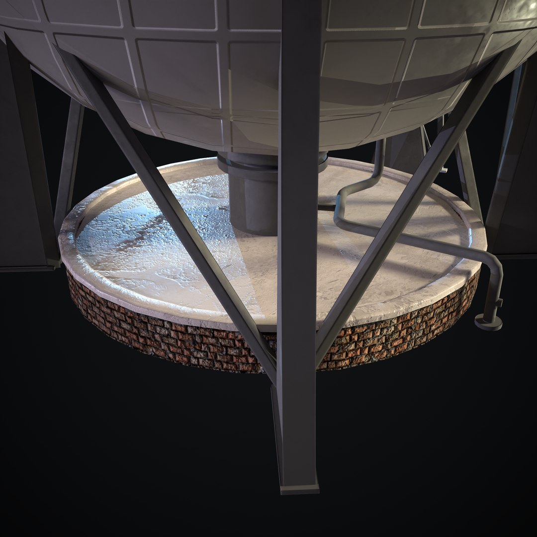 Chemical Tower 3D Model - TurboSquid 1850982