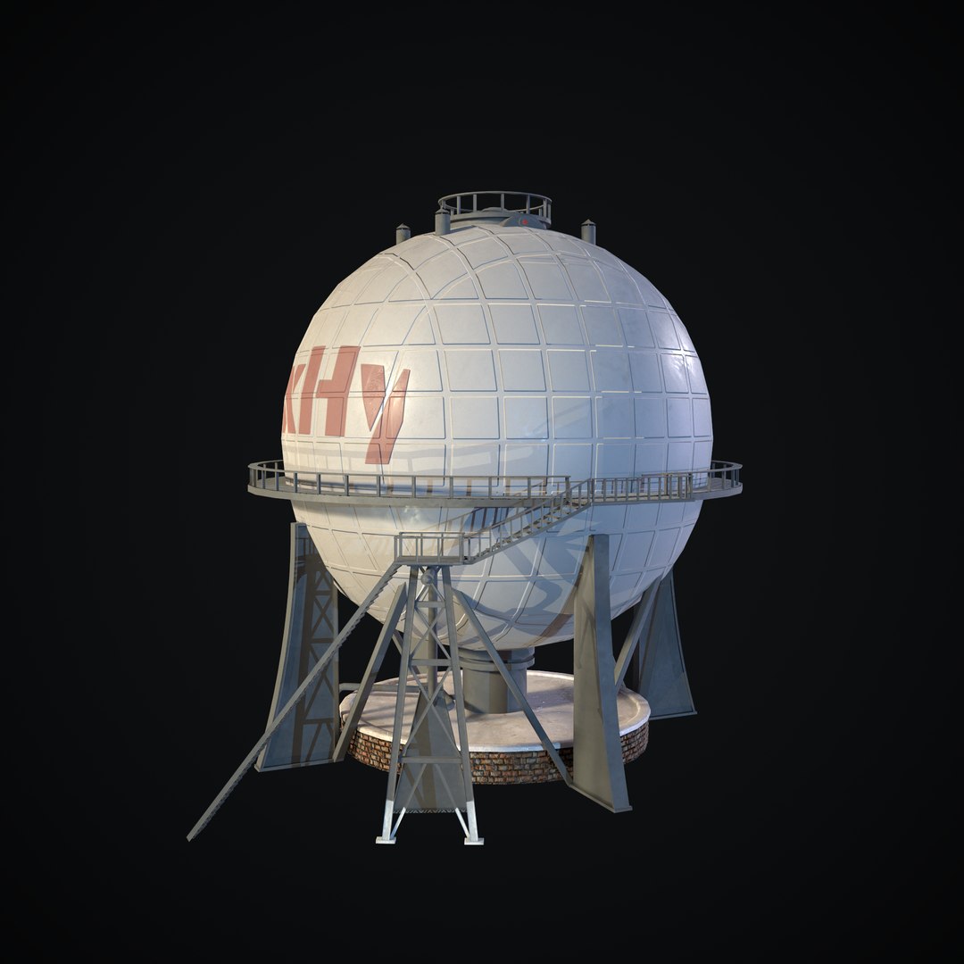 Chemical Tower 3D Model - TurboSquid 1850982