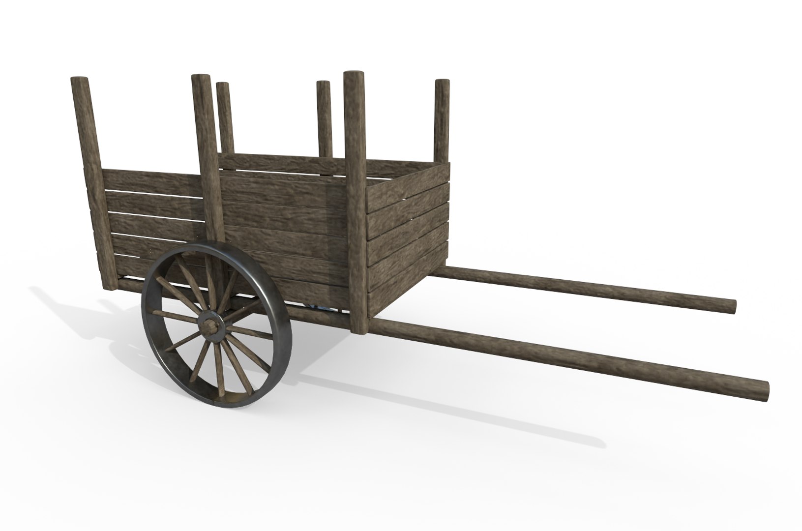 3D horse cart model - TurboSquid 1504725