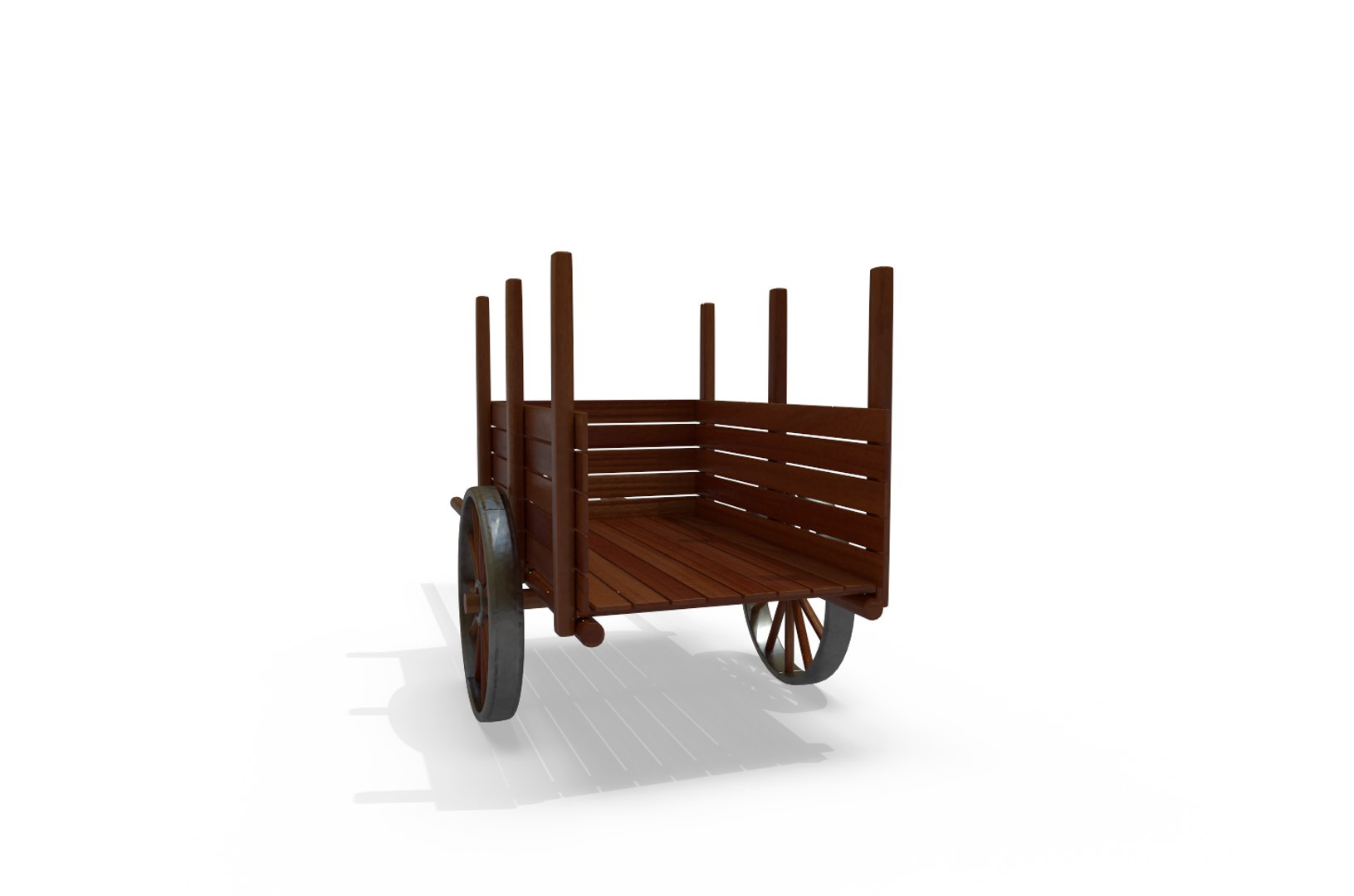 3D horse cart model - TurboSquid 1504725