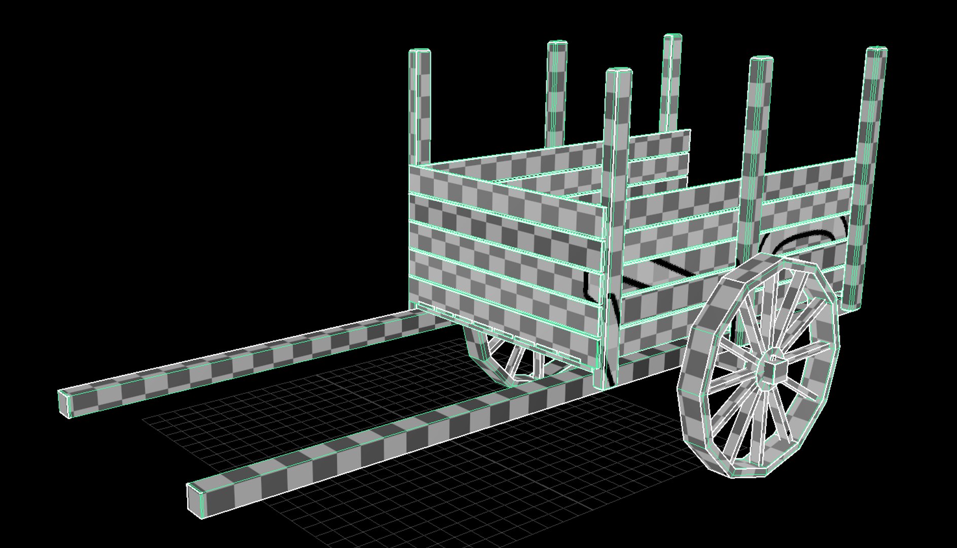 3D horse cart model - TurboSquid 1504725
