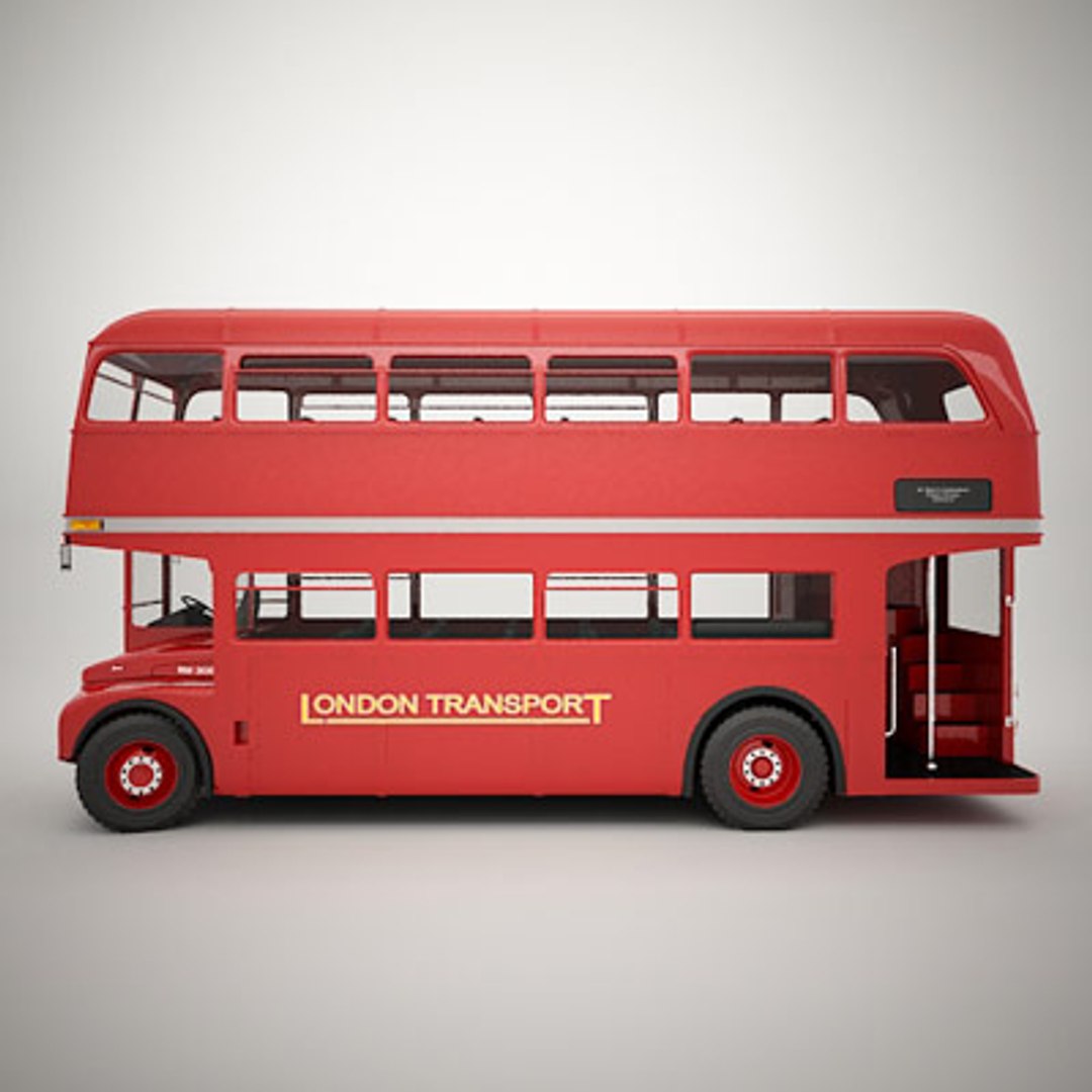 Classic Routemaster Red 3d X
