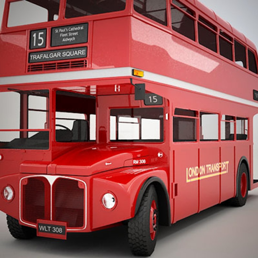 Classic Routemaster Red 3d X