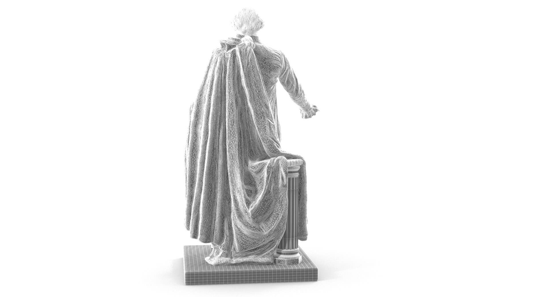 George washington statue 3D model - TurboSquid 1274988