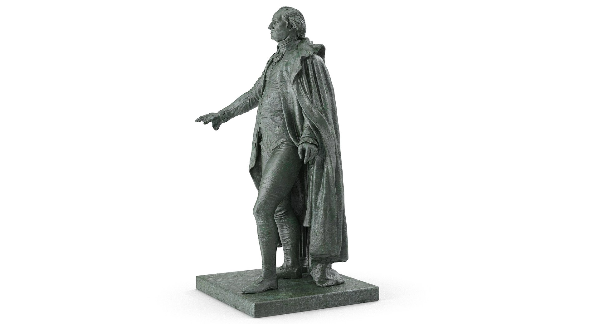 George Washington Statue 3D Model - TurboSquid 1274988