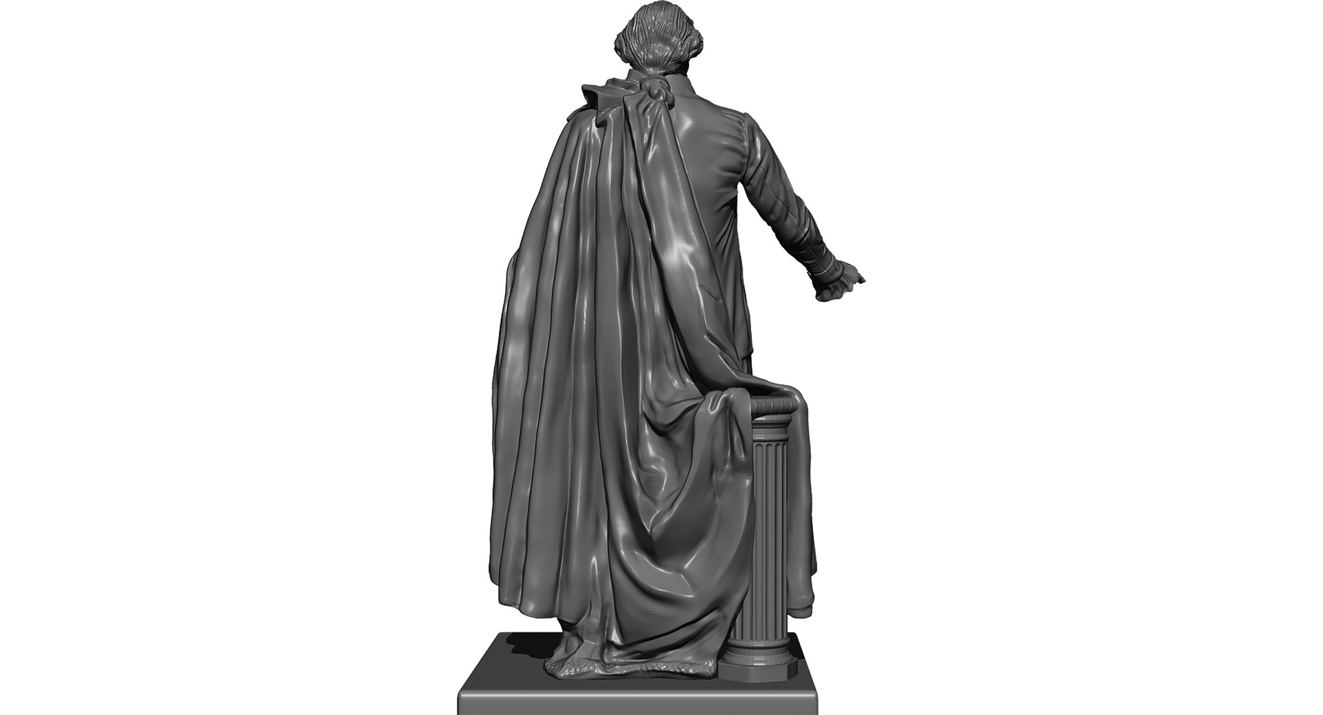 George washington statue 3D model - TurboSquid 1274988