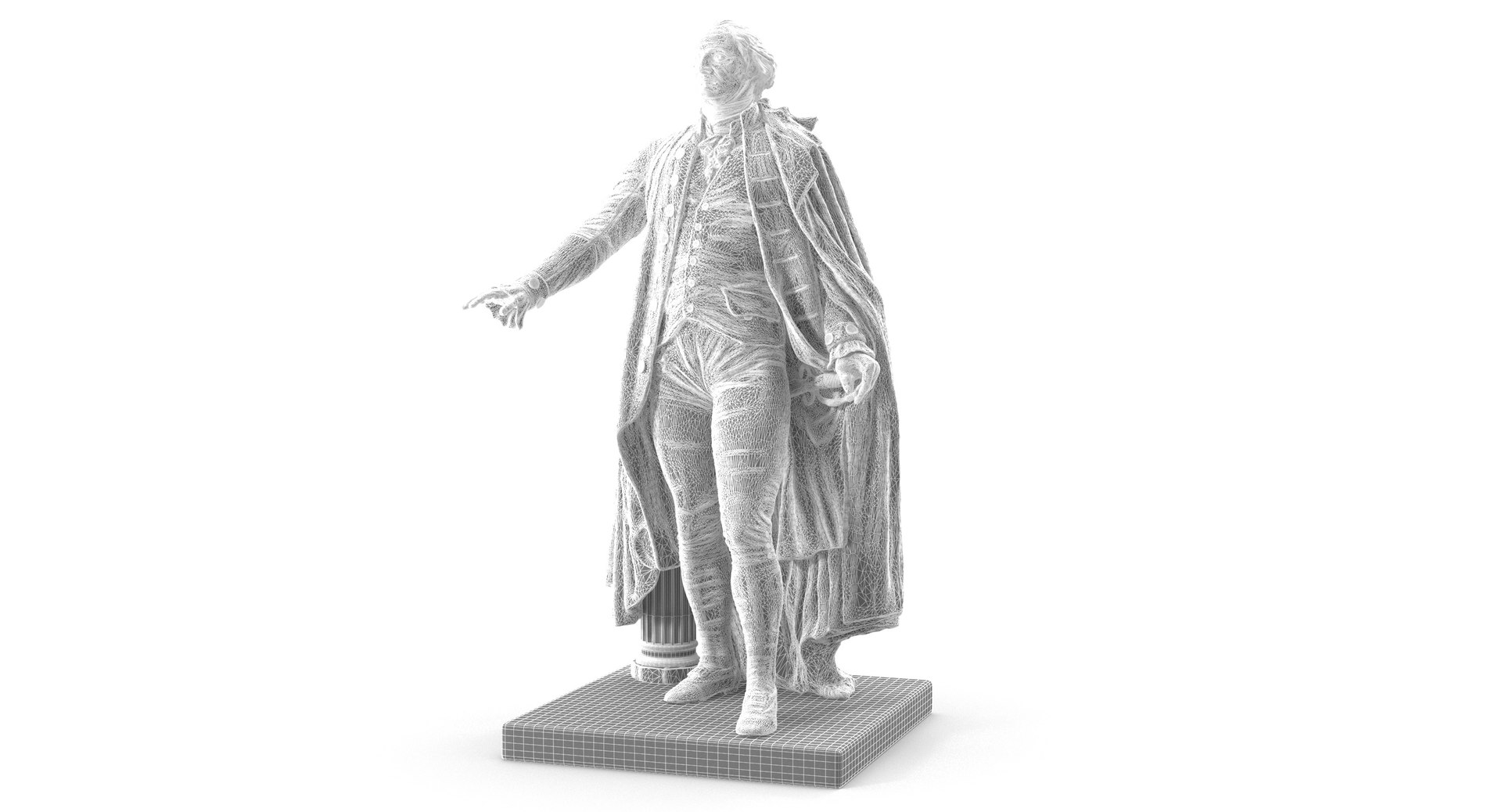 George washington statue 3D model - TurboSquid 1274988