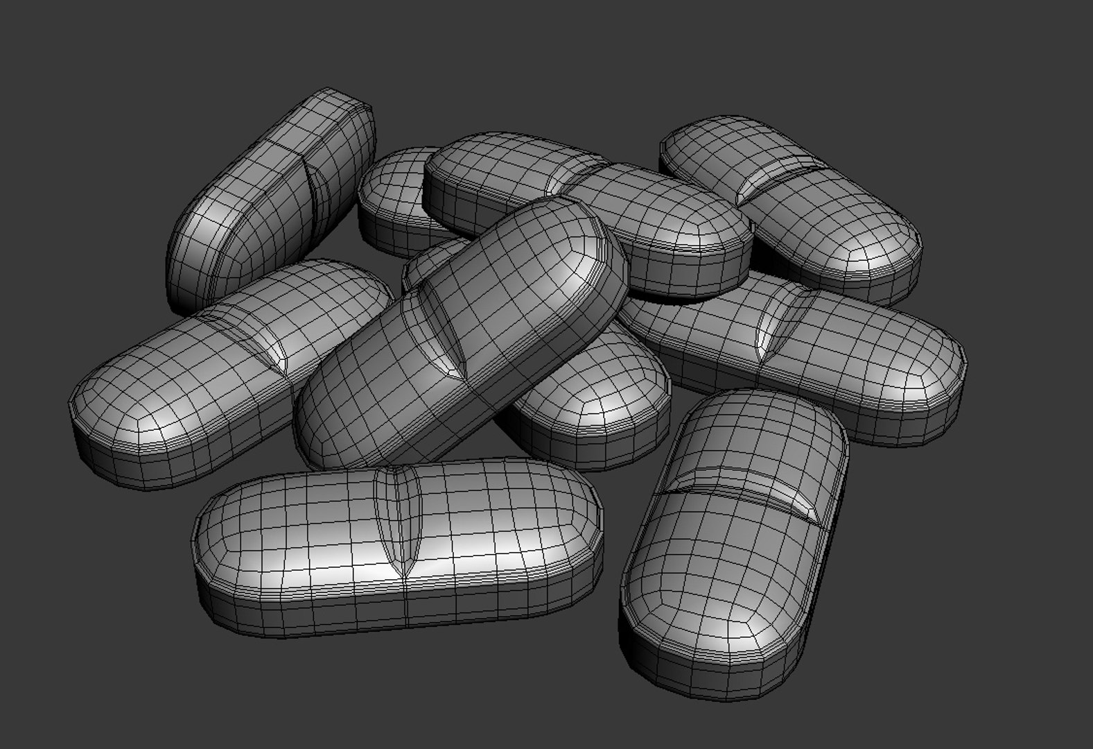 Pill Medication Antibiotic Model - TurboSquid 1406931