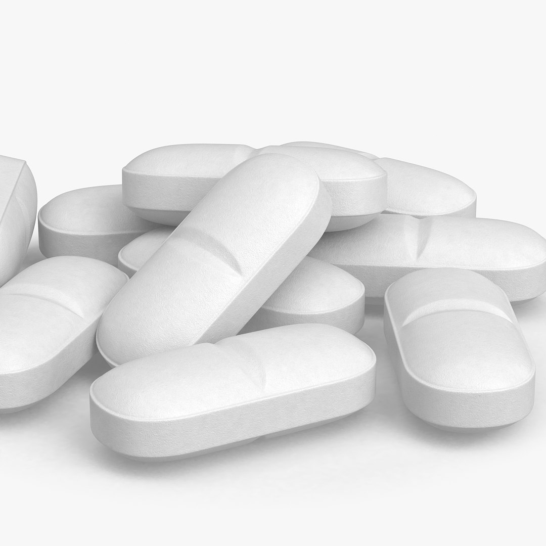 Pill Medication Antibiotic Model - TurboSquid 1406931