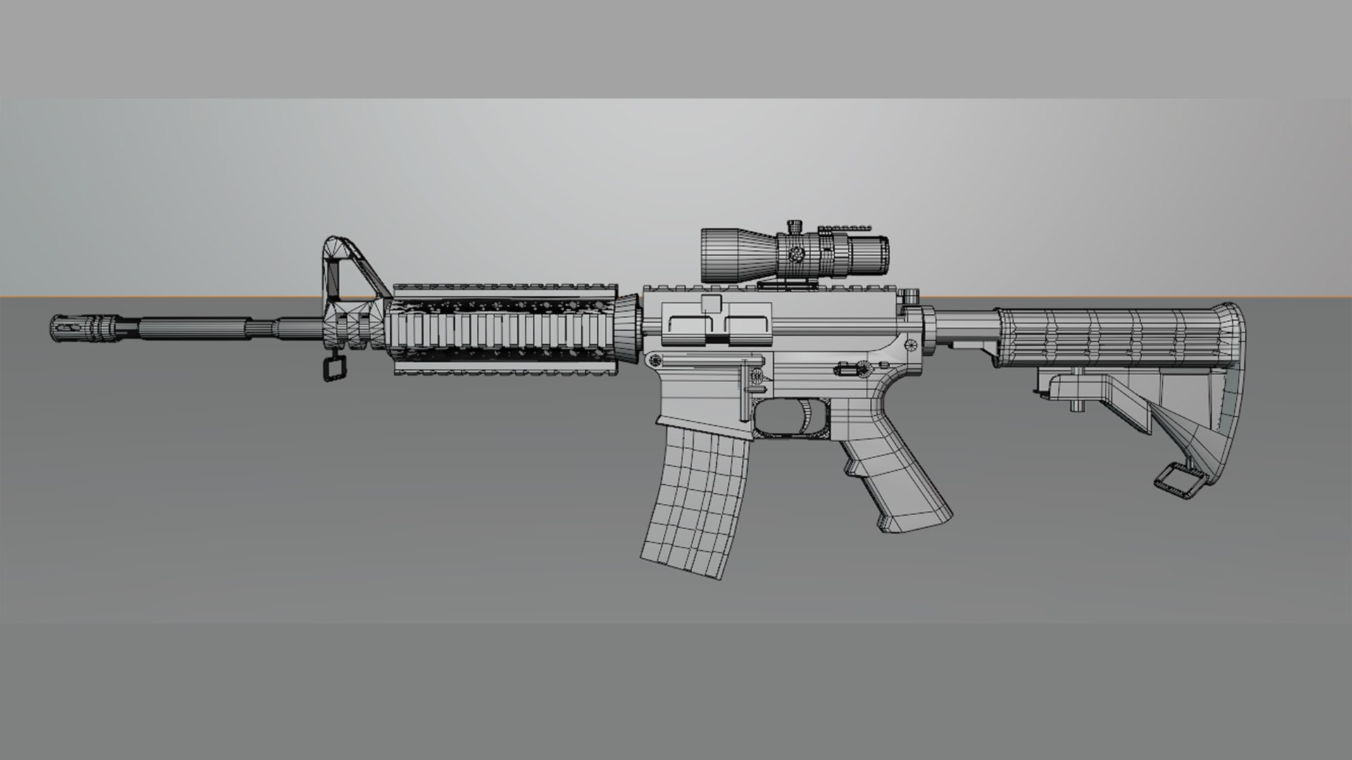 M4A1 Model - TurboSquid 1972682