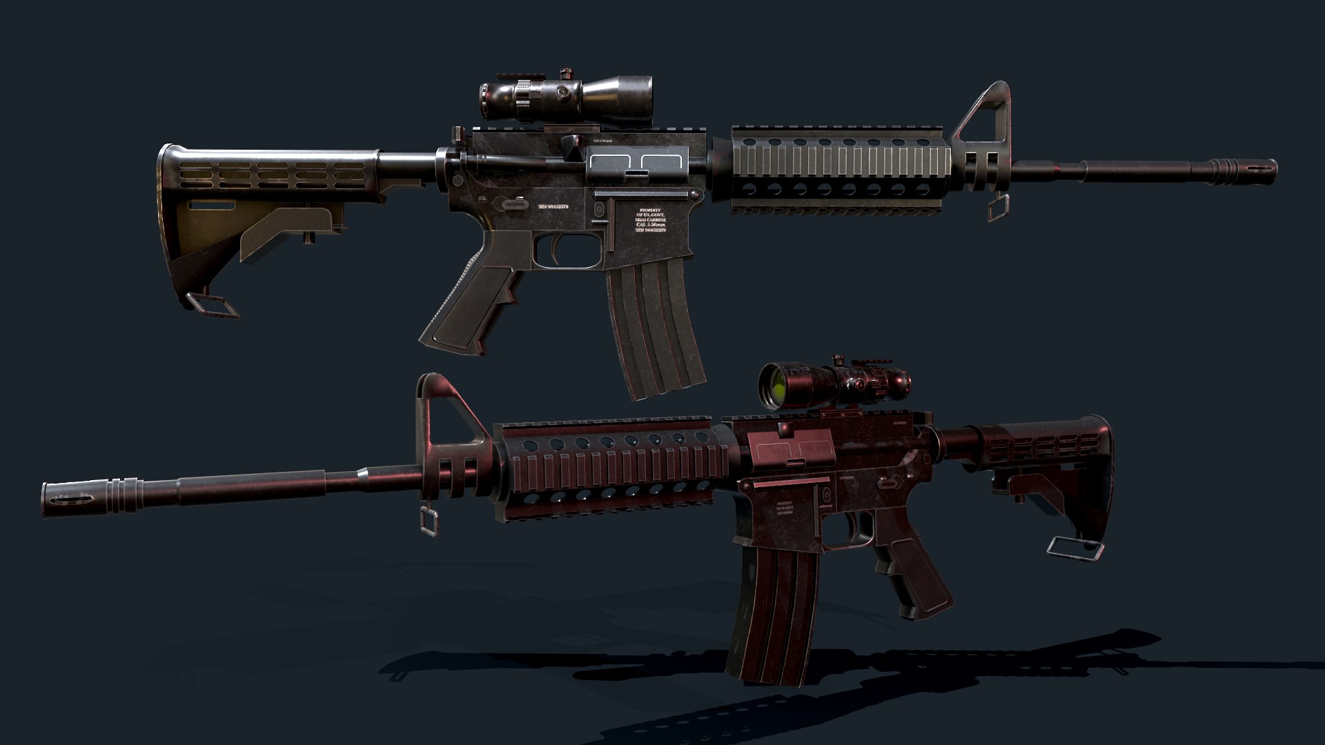 M4A1 Model - TurboSquid 1972682