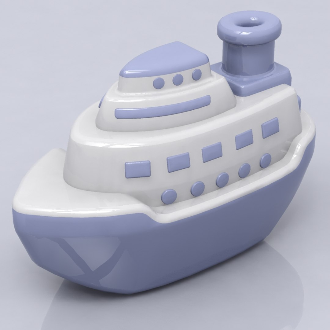 3d Ship Toy Model