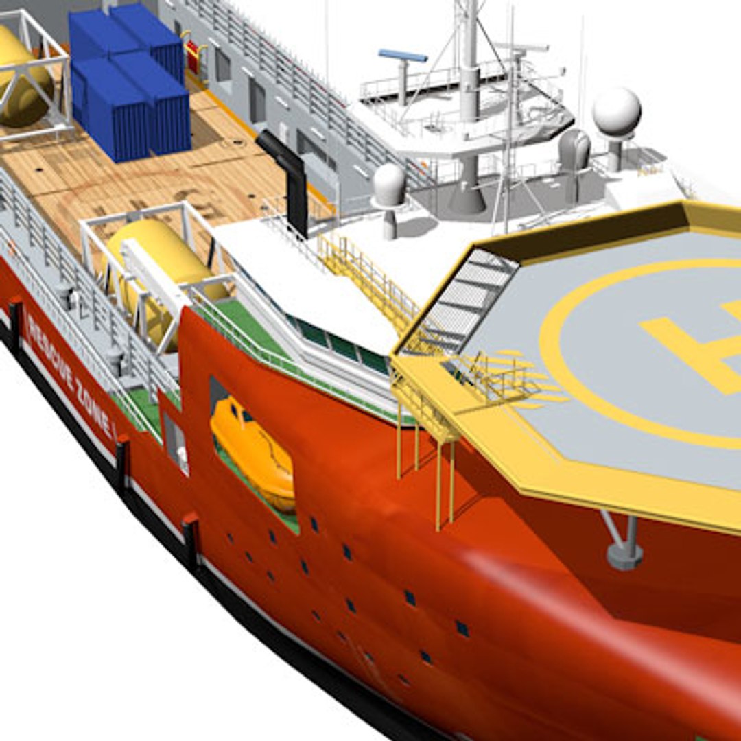 3d Model Supply Vessel