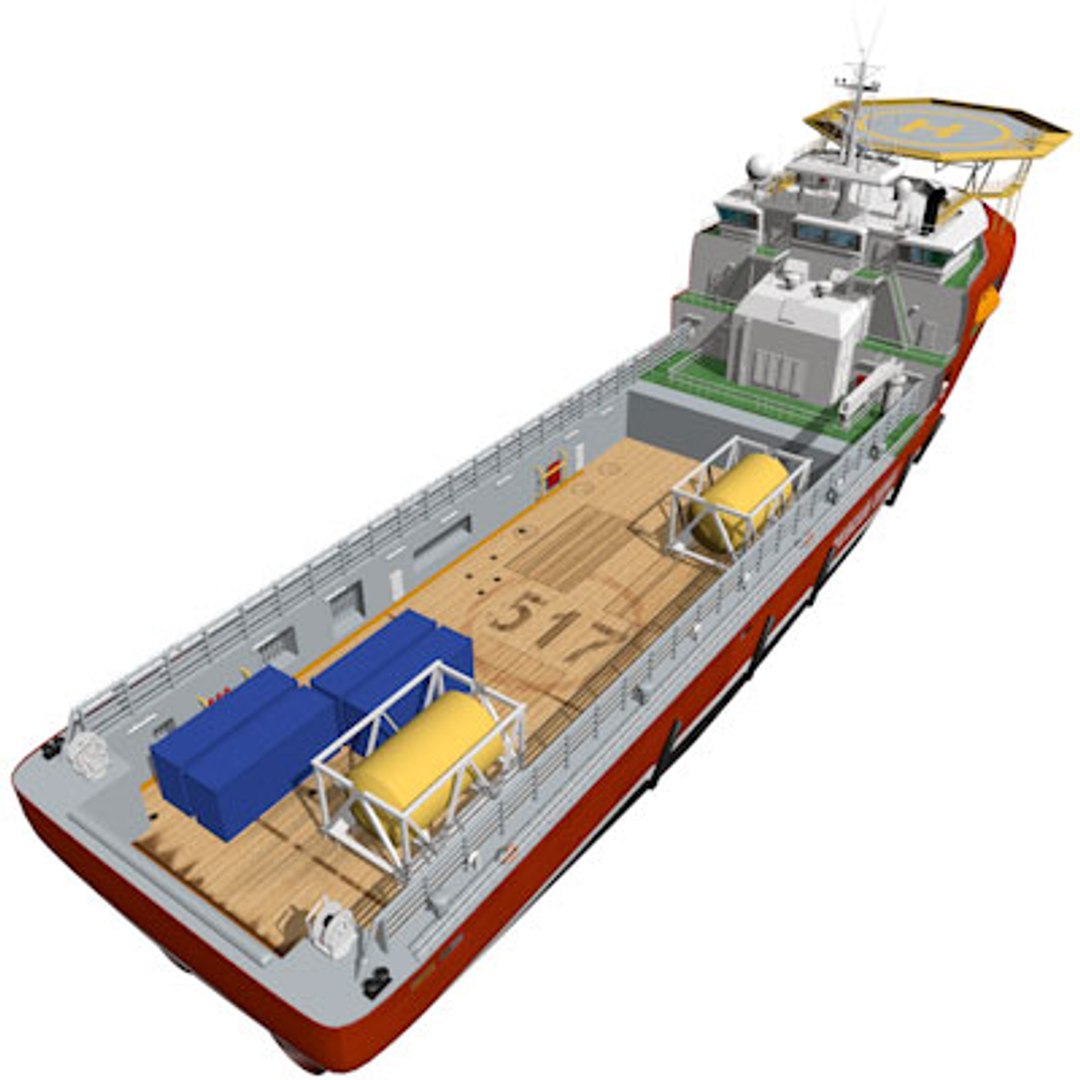 3d Model Supply Vessel