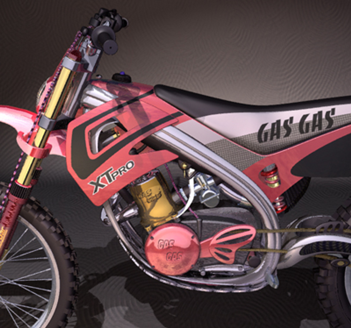 motocross motorcycle bikes 3d model