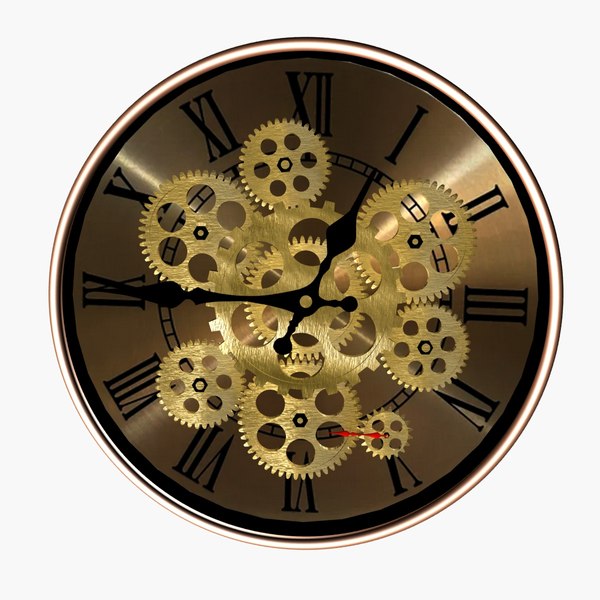 modelo 3d Gears clock - TurboSquid 2096863