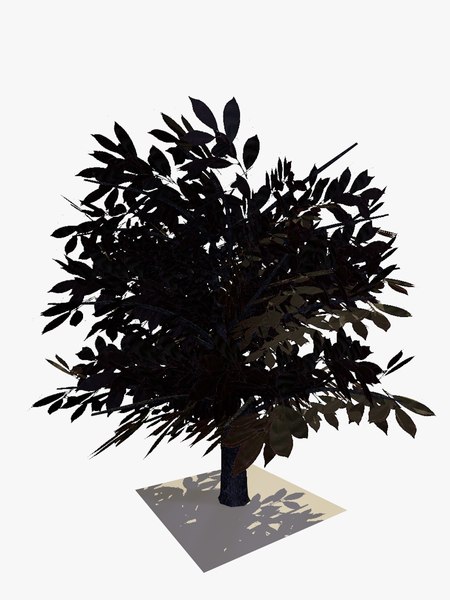 3d model bush animations tree