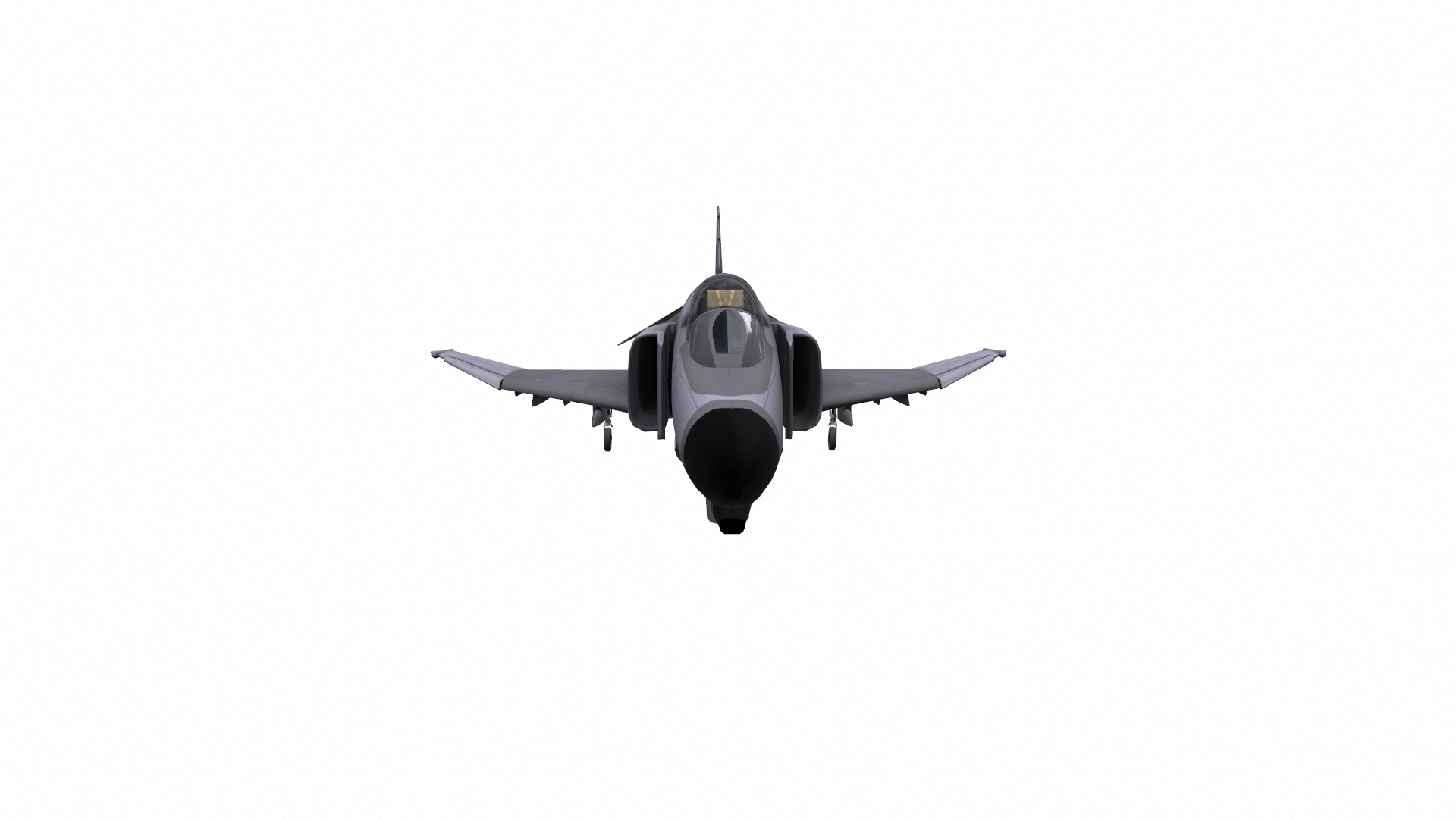 F-4 phantom fighter aircraft 3D model - TurboSquid 1627666