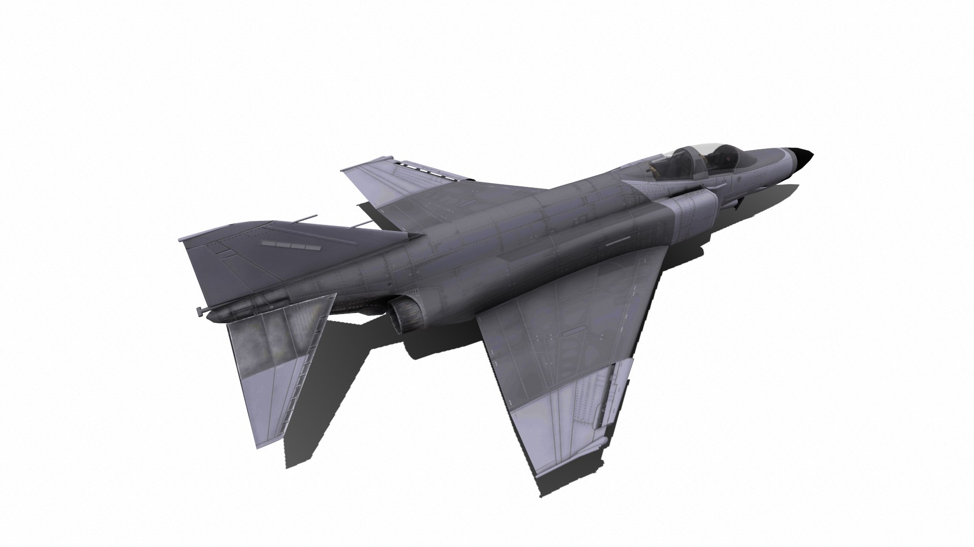 F-4 Phantom Fighter Aircraft 3D Model - TurboSquid 1627666