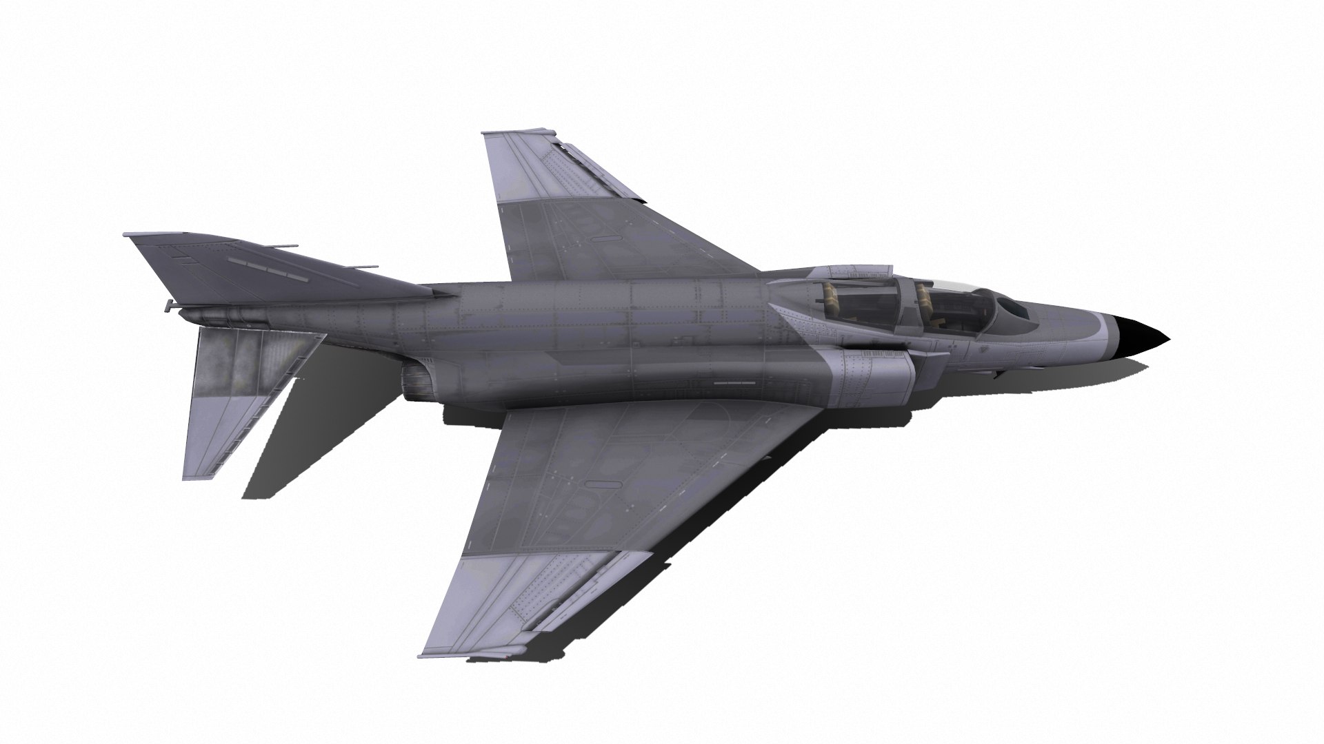 F-4 Phantom Fighter Aircraft 3D Model - TurboSquid 1627666