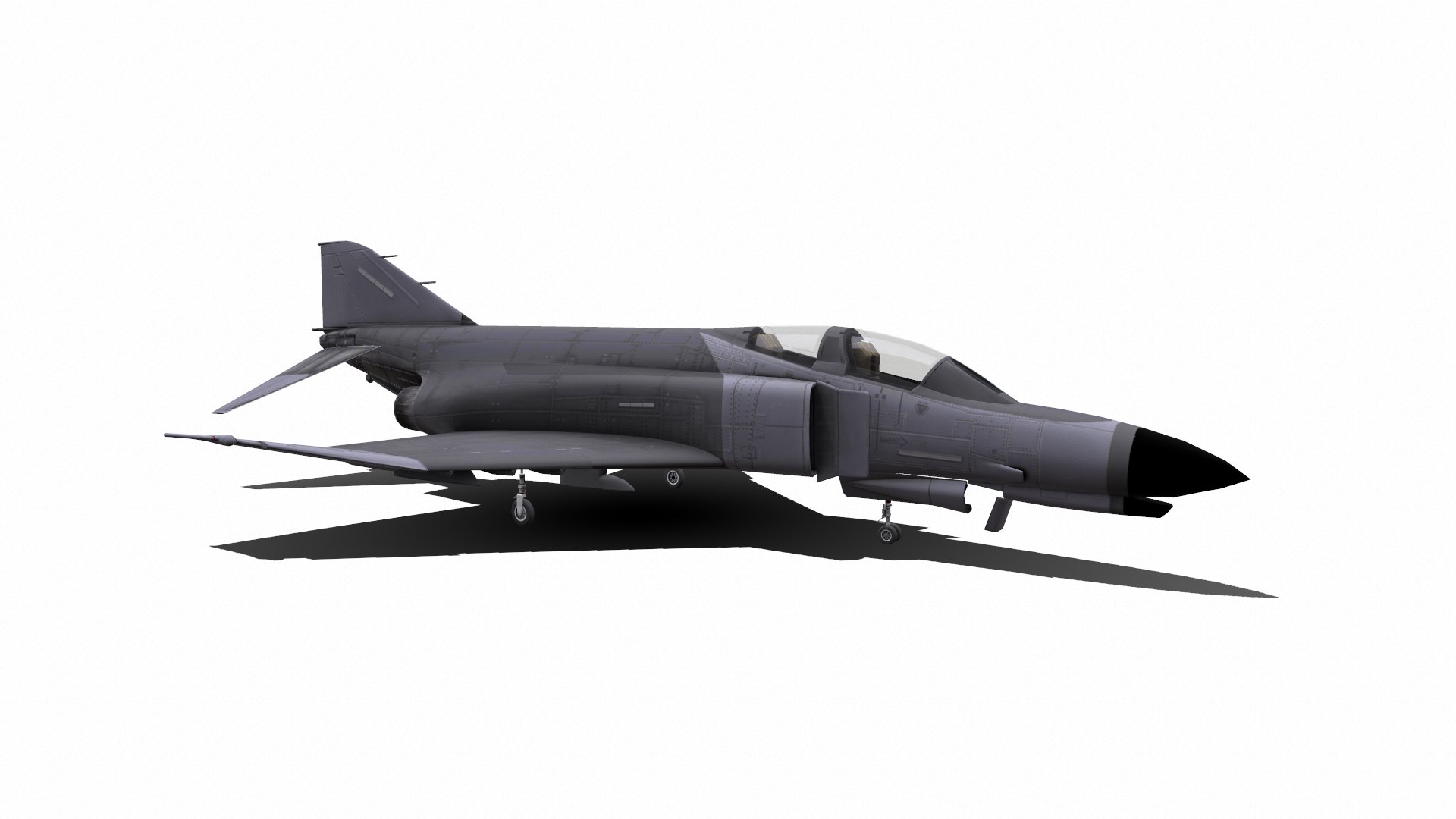 F-4 Phantom Fighter Aircraft 3D Model - TurboSquid 1627666