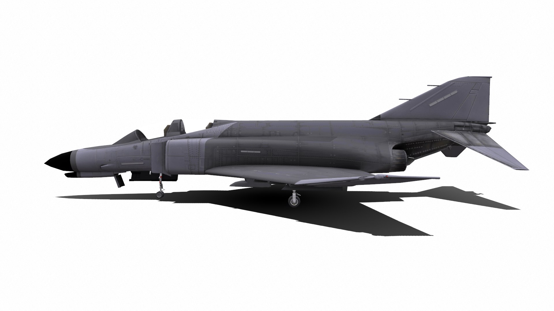 F-4 Phantom Fighter Aircraft 3D Model - TurboSquid 1627666