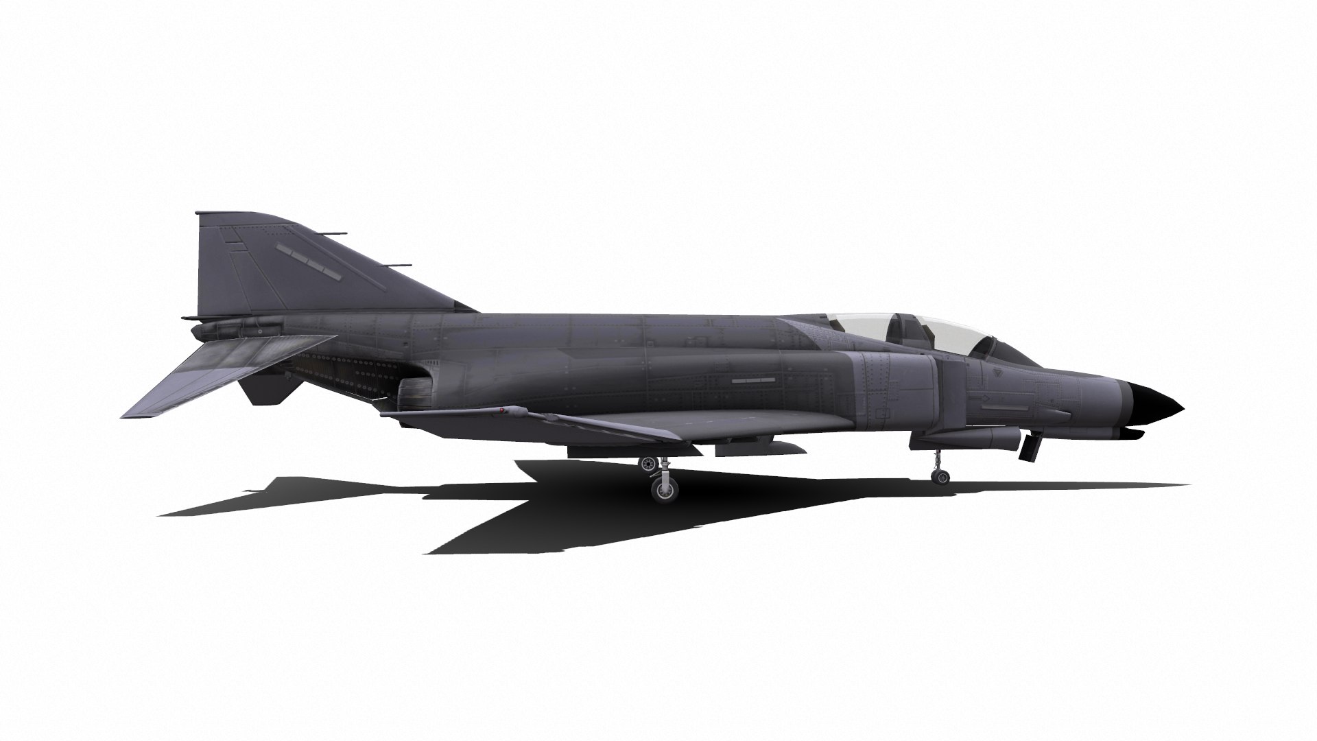F-4 Phantom Fighter Aircraft 3D Model - TurboSquid 1627666