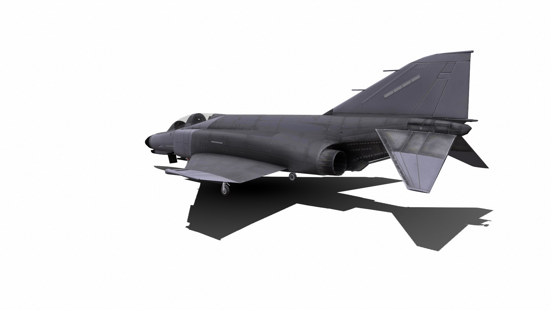 F-4 Phantom Fighter Aircraft 3D Model - TurboSquid 1627666