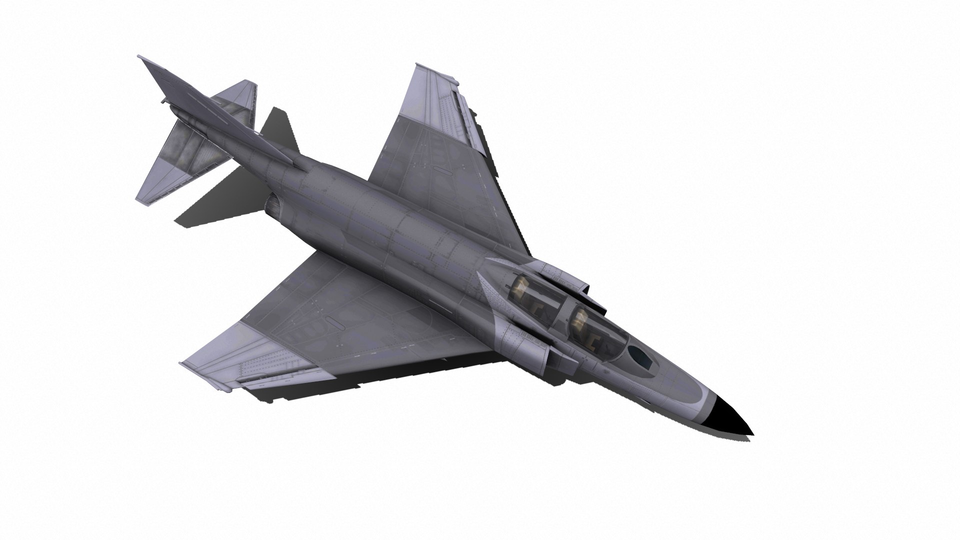 F-4 Phantom Fighter Aircraft 3D Model - TurboSquid 1627666