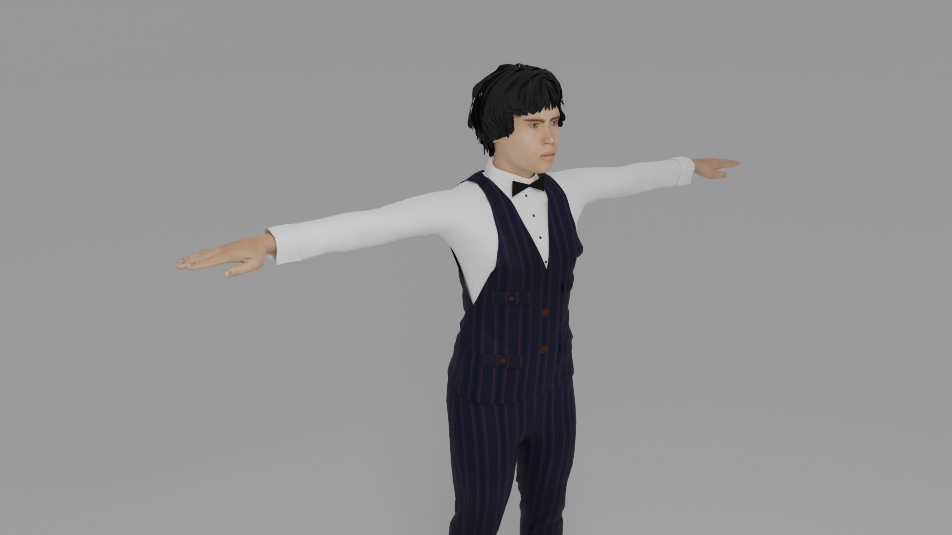 3D Servant Man - TurboSquid 2041886