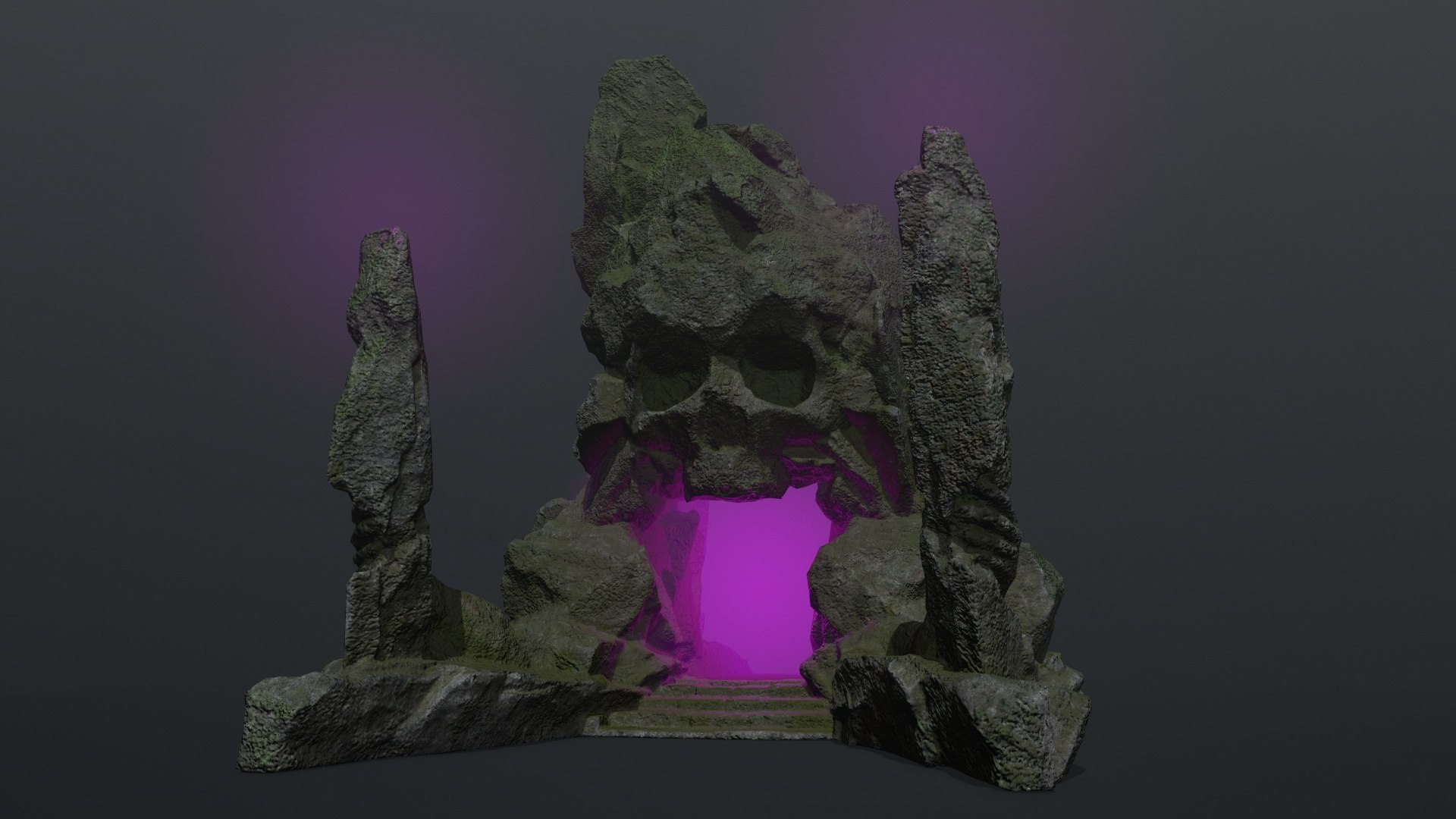 Skull gate 3D - TurboSquid 2167495