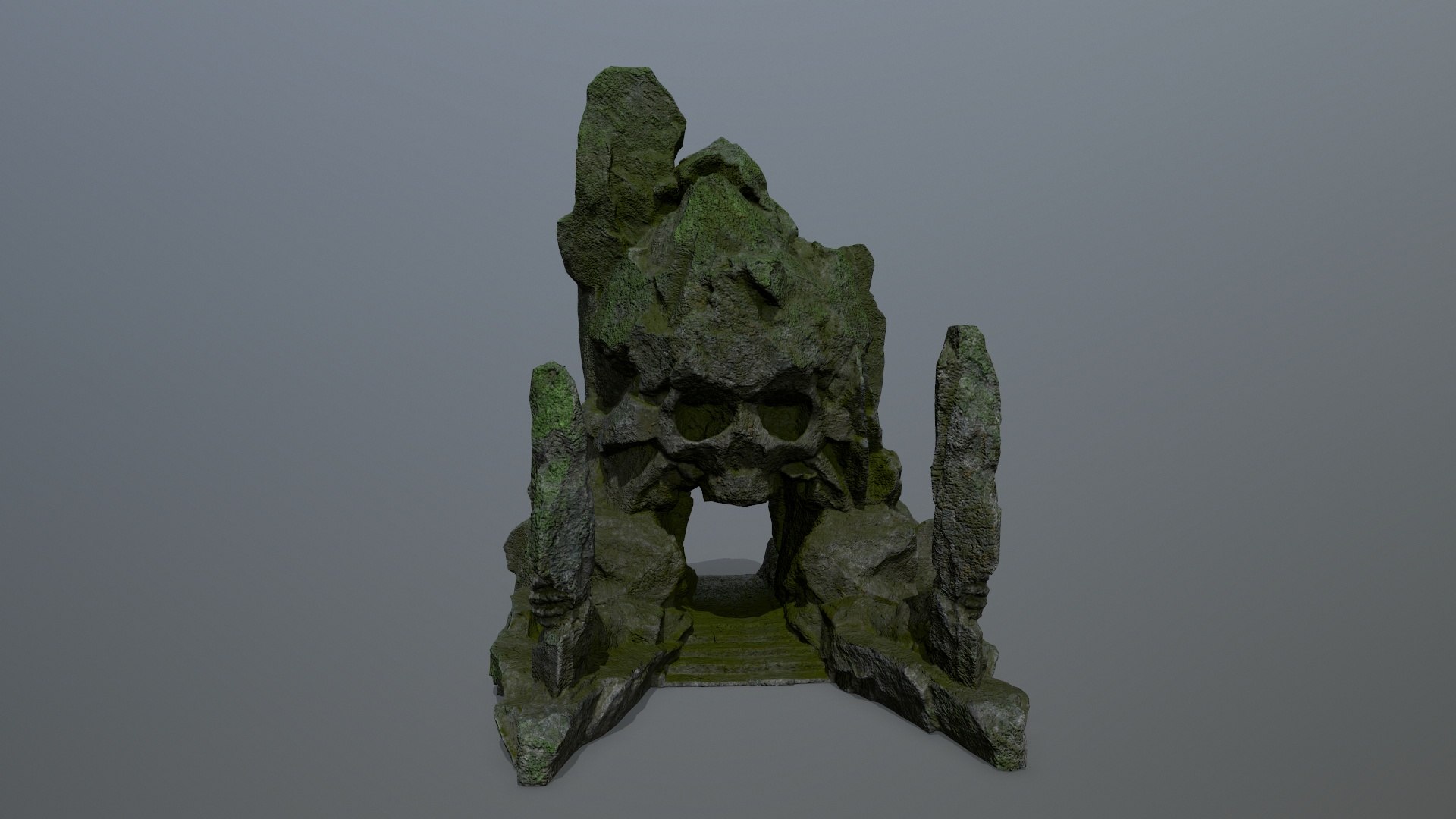 Skull gate 3D - TurboSquid 2167495