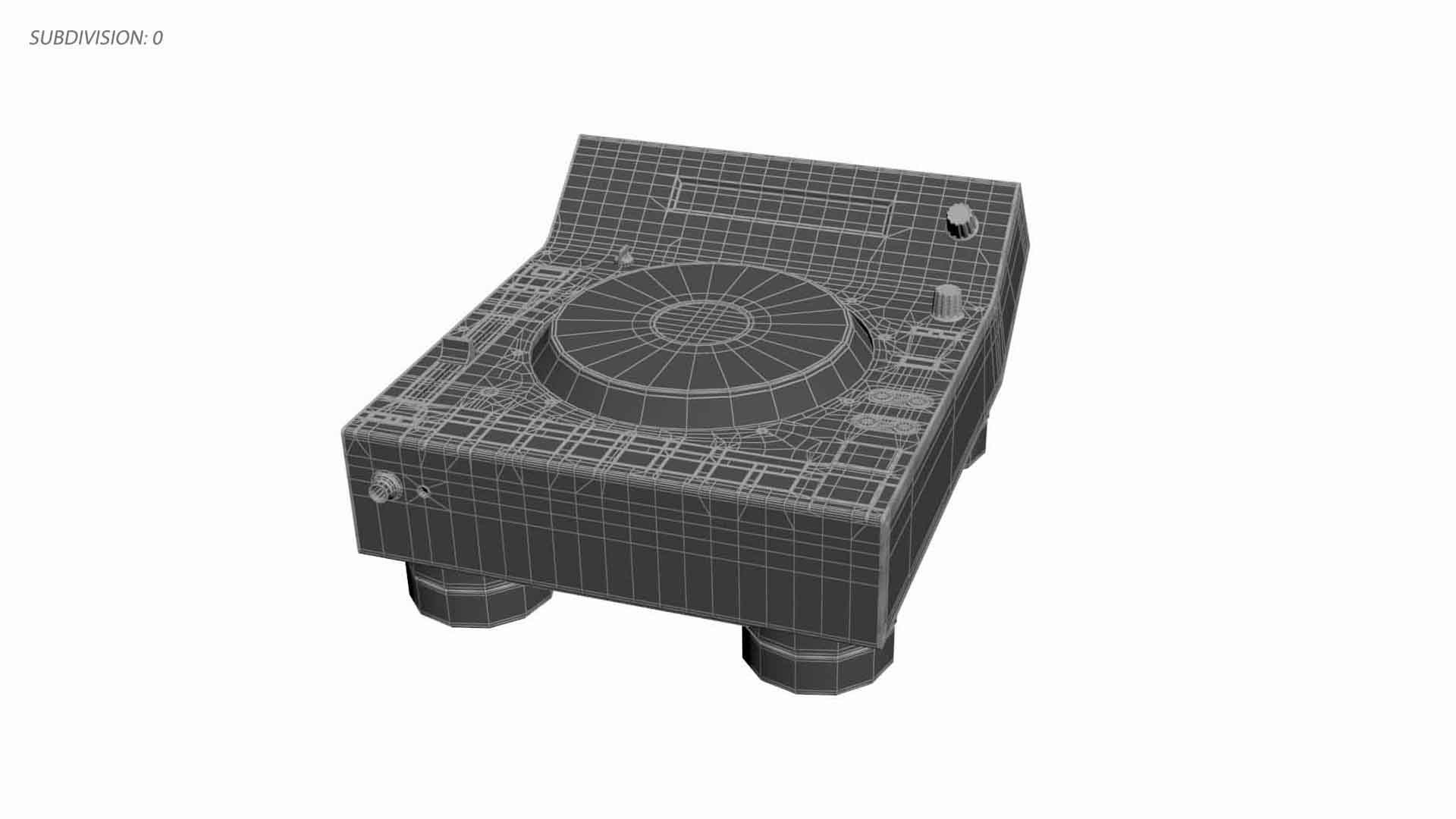 3D DJ Spinmix Controller Model - TurboSquid 2373092