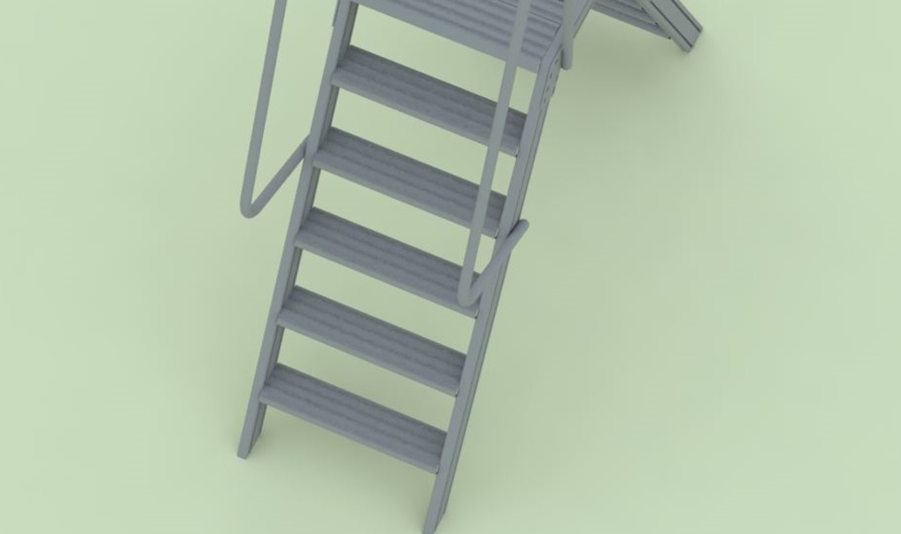 Double Sided Step Ladder 3D - TurboSquid 1171858
