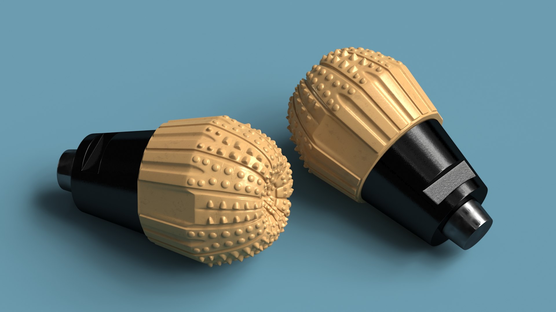 3D Drilling Rig Bit Diamond Gold Model - TurboSquid 2277695