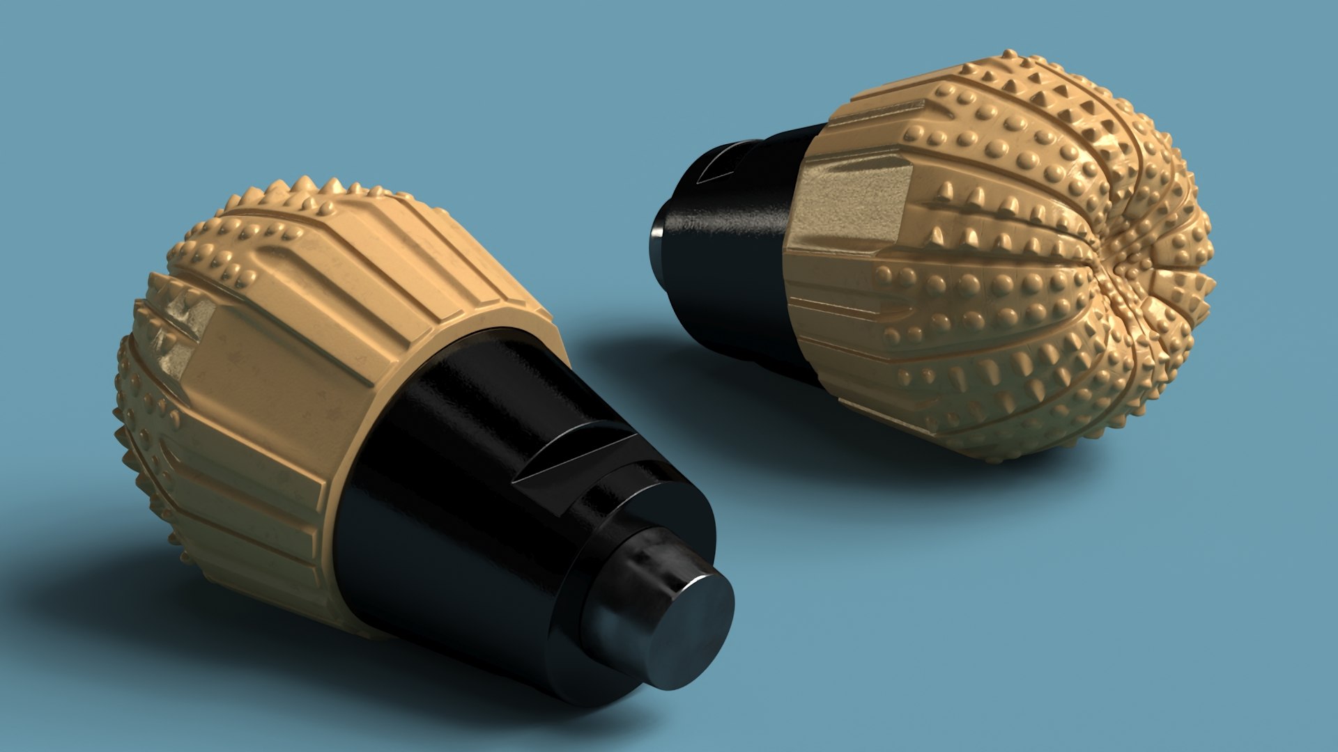 3D Drilling Rig Bit Diamond Gold Model - TurboSquid 2277695