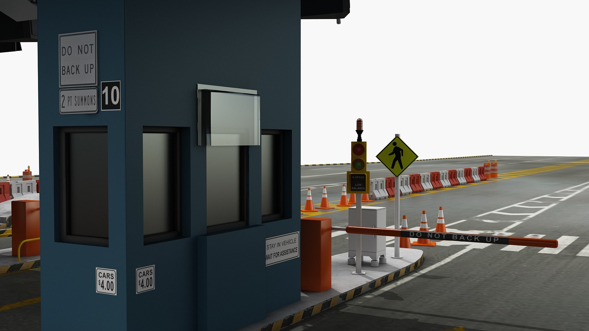 Nyc Toll Booth 3D Model - TurboSquid 1236076
