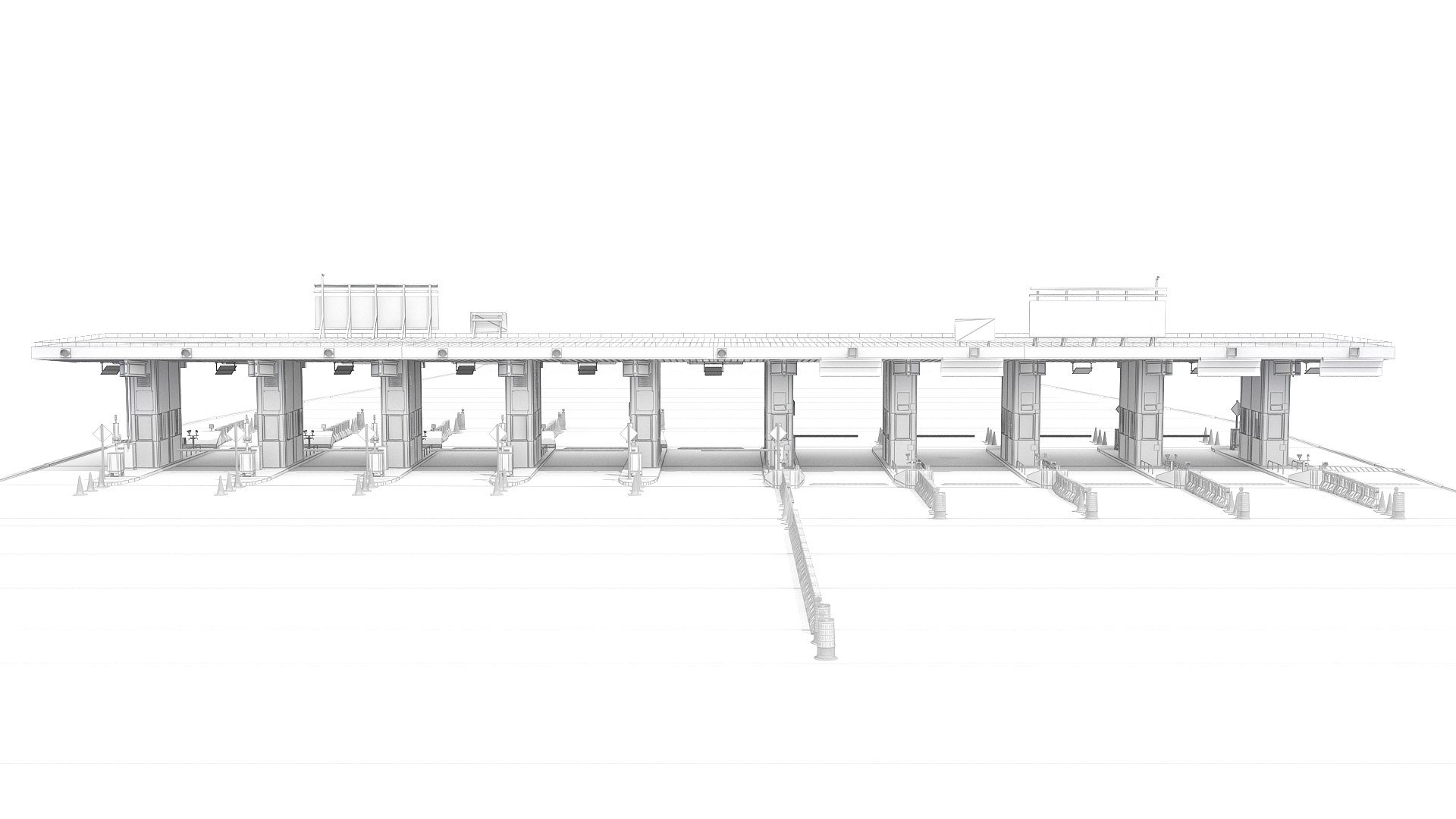 Nyc Toll Booth 3D Model - TurboSquid 1236076