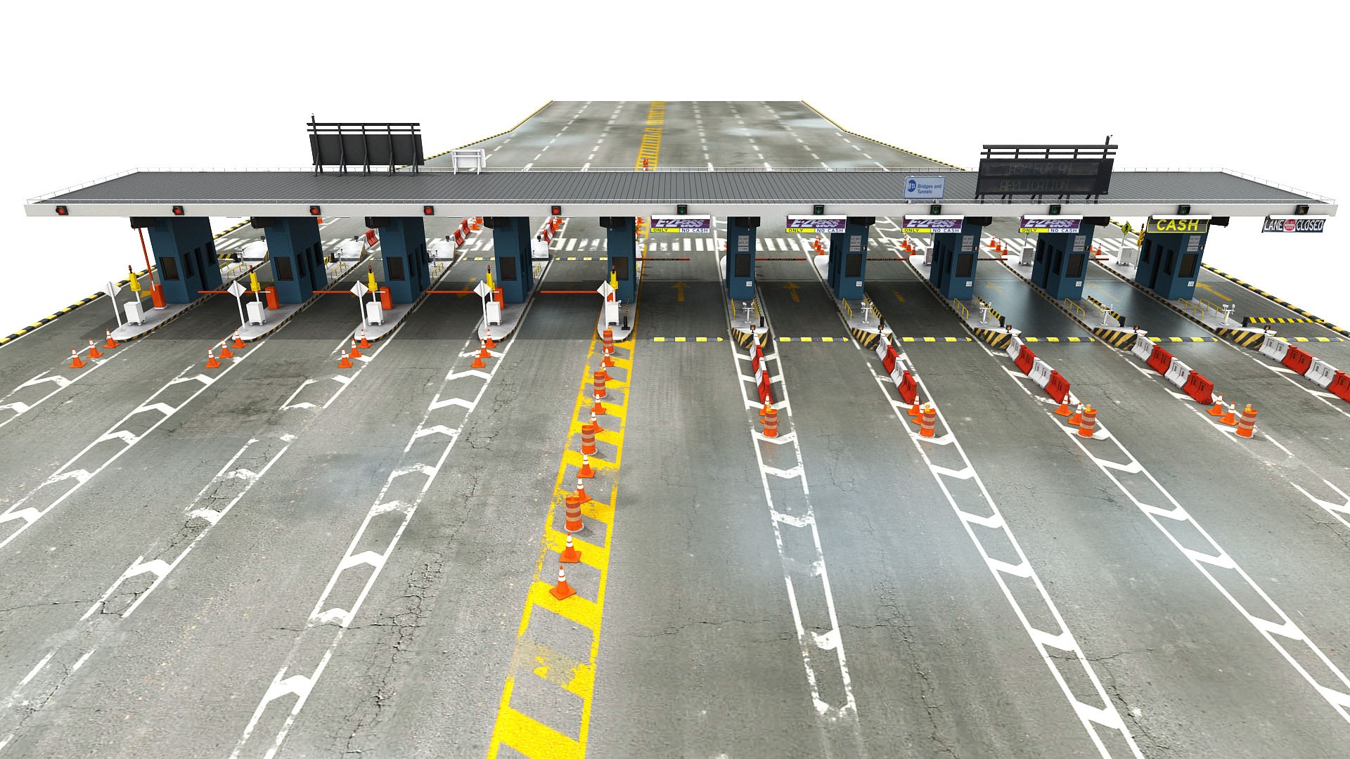 Nyc Toll Booth 3D Model - TurboSquid 1236076